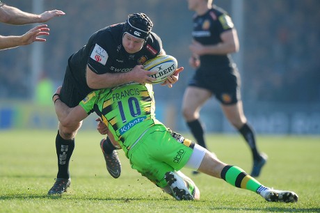 Thomas Waldrom Exeter Chiefs Tackled By Editorial Stock Photo - Stock ...