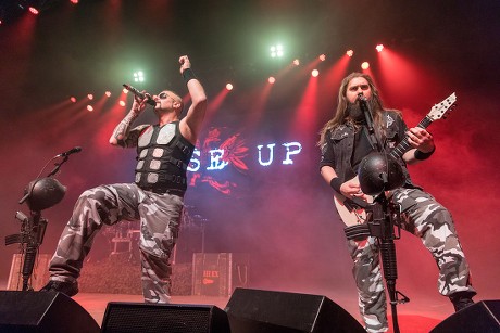 Sabaton Joakim Broden Chris Rorland Editorial Stock Photo - Stock Image ...