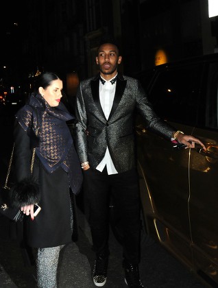 Pierreemerick Aubameyang Girlfriend Alysha Behague Editorial Stock ...