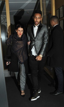 Pierreemerick Aubameyang Girlfriend Alysha Behague Editorial Stock ...