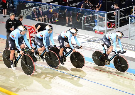 Womens Team Pursuit Qualifying Editorial Stock Photo - Stock Image ...