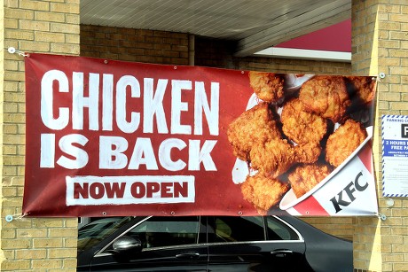 Large Colourful Posters Proclaim That Chicken Editorial Stock Photo ...