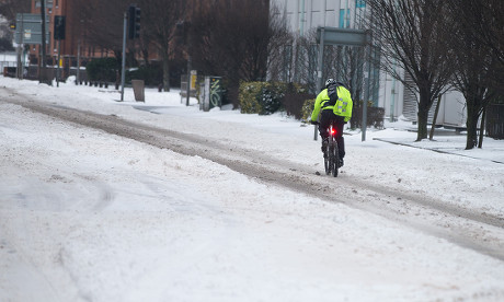 Cyclist Makes Her Their Down One Editorial Stock Photo - Stock Image ...