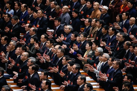 Delegates Clap During Opening 1st Session Editorial Stock Photo - Stock ...