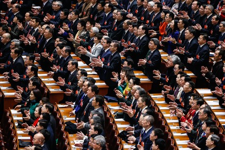 Delegates Clap During Opening 1st Session Editorial Stock Photo - Stock ...