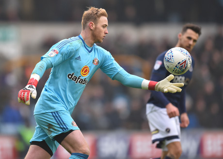Sunderland Goalkeeper Jason Steele Clears Ball Editorial Stock Photo ...