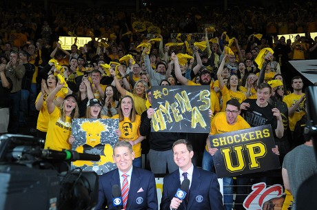 Shocker Crowd Reacts Cbs Cameras Commentators Editorial Stock Photo ...