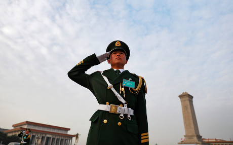 Chinese Peoples Liberation Army Pla Soldier Editorial Stock Photo ...