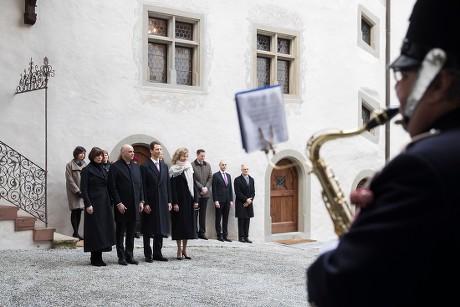 Liechtenstein's Prime Minister in Switzerland, Vaduz - 05 Mar 2018 ...
