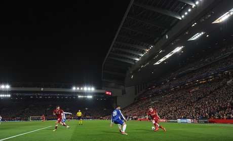 General View Inside Anfield During Uefa Editorial Stock Photo - Stock ...