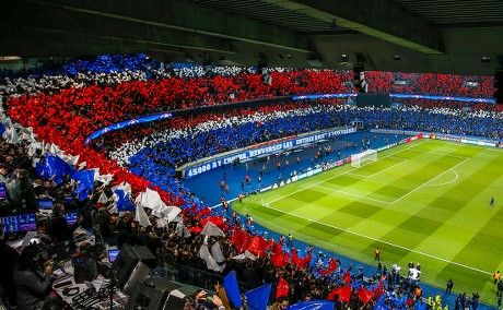 Paris Saint Germain Fans Cheer Their Editorial Stock Photo - Stock ...