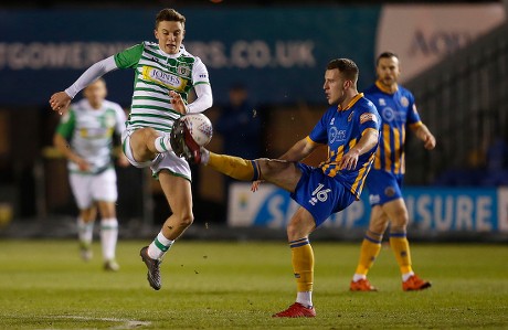 Yeovil Player Jared Bird Goes Toe Editorial Stock Photo - Stock Image ...