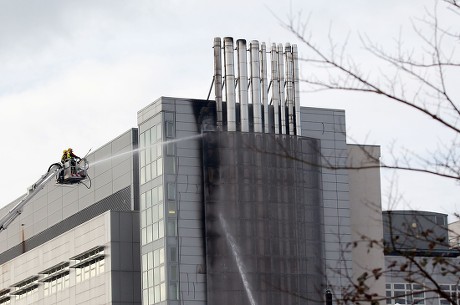 Fire Has Broken Out University Hospital Editorial Stock Photo - Stock ...