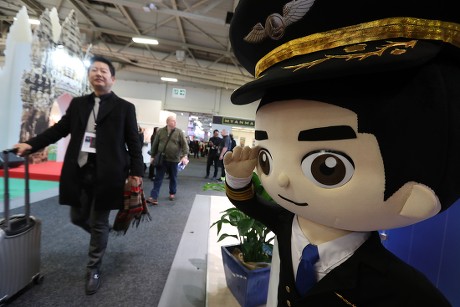 Visitor Walks Past Giant Pilot Puppet Editorial Stock Photo - Stock ...