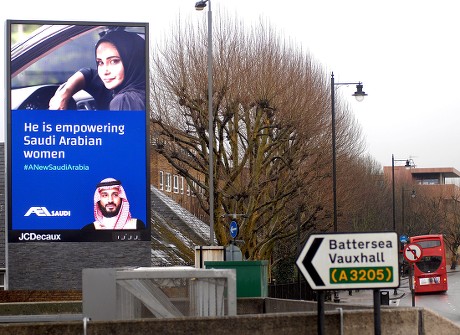 Advertising Billboard Displaying Saudi Crown Prince Editorial Stock ...