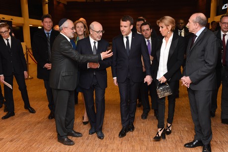 Emmanuel Macron Joel Mergui Ariel Goldmann Editorial Stock Photo ...