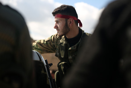 Free Syrian Army Soldier Looks On Editorial Stock Photo - Stock Image ...