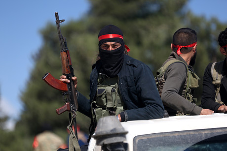 Free Syrian Army Soldier Looks On Editorial Stock Photo - Stock Image ...