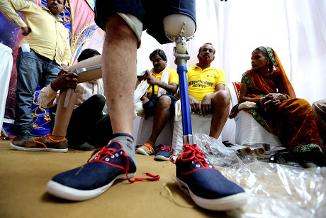 Physically Handicapped Indian People Wait Their Editorial Stock Photo ...