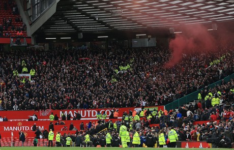 Liverpool Fans Set Off Red Smoke Editorial Stock Photo - Stock Image ...