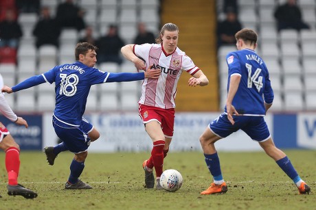 Ben Wilmot Stevenage Goes Close During Editorial Stock Photo - Stock ...