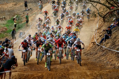 Riders Sprint Start Line During Mens Editorial Stock Photo - Stock ...