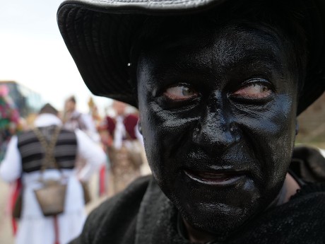 People Masked Kukeri Show Their Ritual Editorial Stock Photo - Stock ...