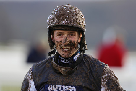Jockey Sam Twistondavies Muddy Face Race Editorial Stock Photo - Stock ...