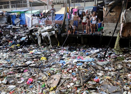 Filipino Informal Settlers Conduct Inspection Water Editorial Stock ...