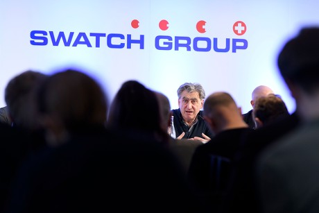 Logo Swatch Group Pictured On Screen Editorial Stock Photo - Stock ...