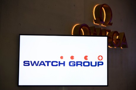 Logo Swatch Group Pictured On Screen Editorial Stock Photo - Stock ...