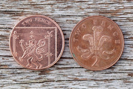 __COUNT__ 1p and 2p coins and £50 notes, UK - 13 Mar 2018 Stock ...