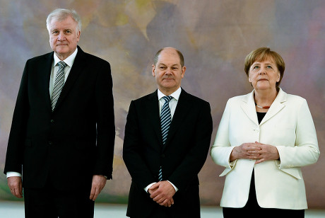 Angela Merkel Horst Seehofer Olaf Scholz Editorial Stock Photo - Stock ...