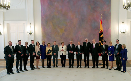 Members German Cabinet German President Frankwalter Editorial Stock ...