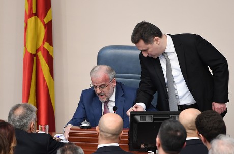 Talat Xhaferi Nikola Gruevski Editorial Stock Photo - Stock Image ...