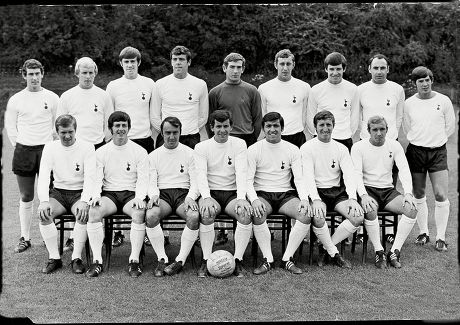 Tottenham Hotspurs Team Lineup 19689 Back Editorial Stock Photo - Stock ...