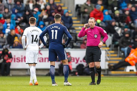 Referee Kevin Friend Awaits Var Decision Editorial Stock Photo - Stock ...