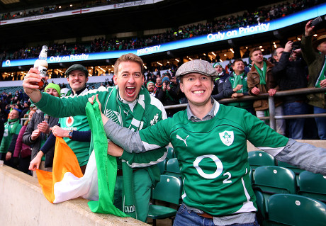 Ireland Fans Celebrate Their Side Winning Editorial Stock Photo - Stock ...