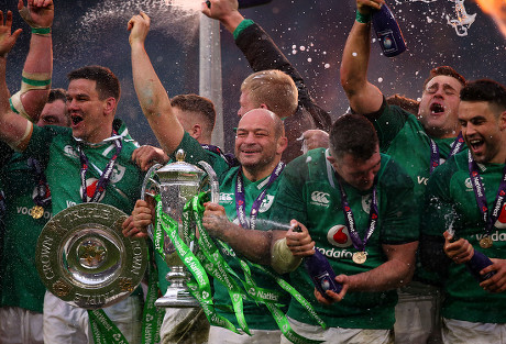 Rory Best Ireland Teammates Celebrate Winning Editorial Stock Photo ...