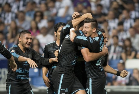 Rayados De Monterreys Players Celebrate After Editorial Stock Photo ...