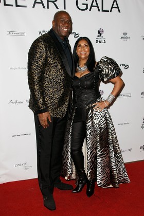Ervin Magic Johnson Cookie Johnson Editorial Stock Photo - Stock Image ...