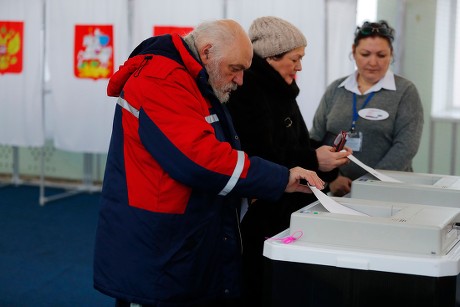Presidential elections in Russia, Moscow, Russian Federation - 18 Mar ...