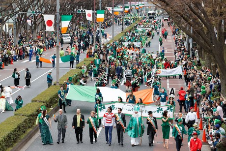 Participants Dressing Green March During St Editorial Stock Photo ...