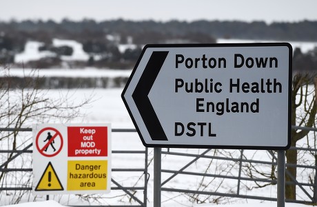Perimeter Porton Down Ministry Defences Defence Editorial Stock Photo ...