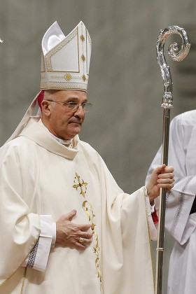 New Bishop Alfred Xuereb During Holy Editorial Stock Photo - Stock ...