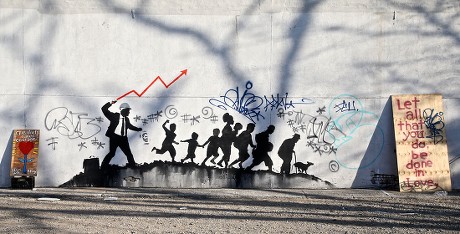 Banksy NYC Residency, New York, USA - 19 Mar 2018 Stock Pictures ...