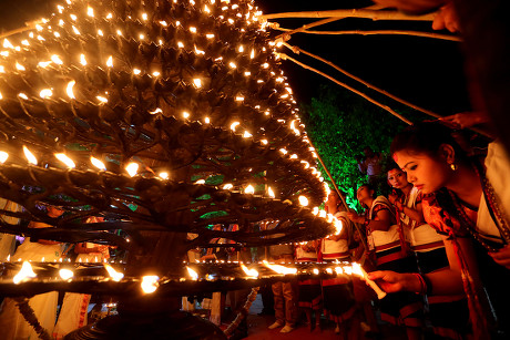Indian People Light Traditional Lamp Kerala Editorial Stock Photo ...
