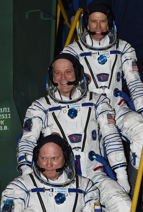 Members International Space Station Iss Expedition Editorial Stock ...
