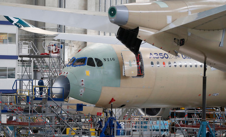 General View Airbus A380 Factory Line Editorial Stock Photo - Stock ...