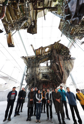 People View Wreckage South Korean Warship Editorial Stock Photo - Stock ...